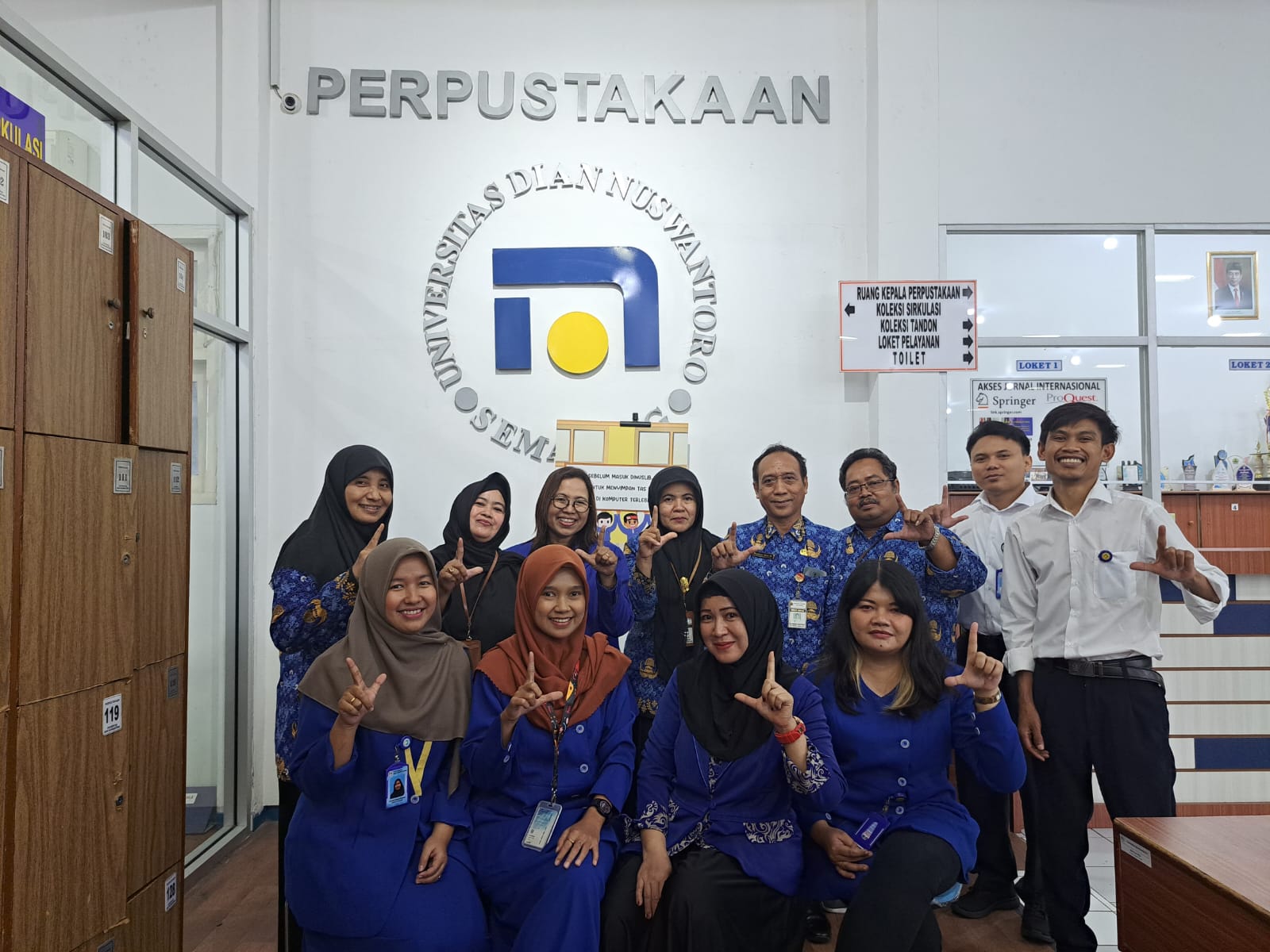 UPT PERPUSTAKAAN UDINUS TERIMA VISITASI DINAS KEARSIPAN DAN ...