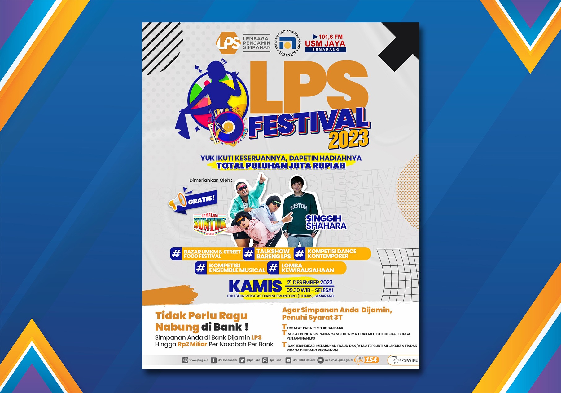 LPS Festival 2023 di Udinus Siap Berikan Edukasi Simpan Pinjam