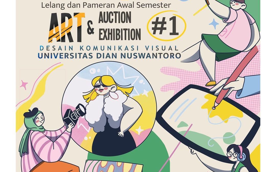 Poster Pameran DKV 'Lepas' - Udinus - Universitas Dian Nuswantoro