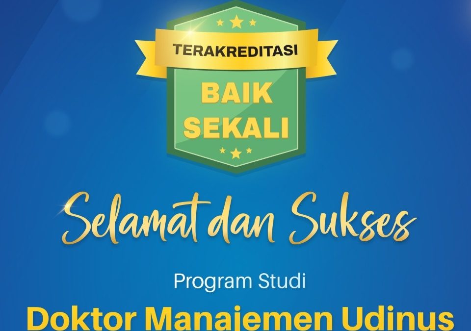 Cover Berita Akreditasi PDM Udinus - Udinus - Universitas Dian Nuswantoro