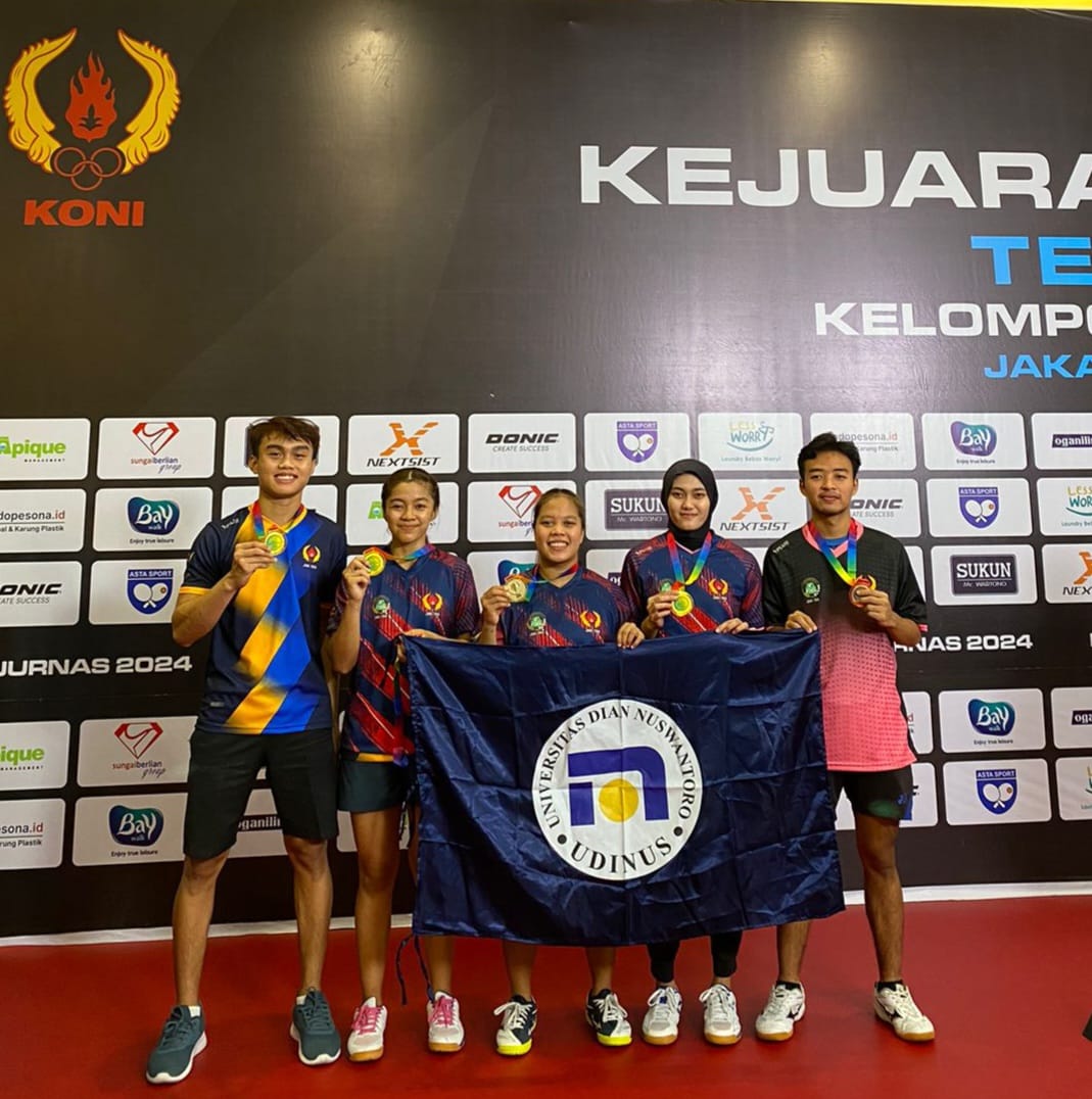 Lima Atlet Udinus Bawa Kontingennya Juara Umum di Kejurnas