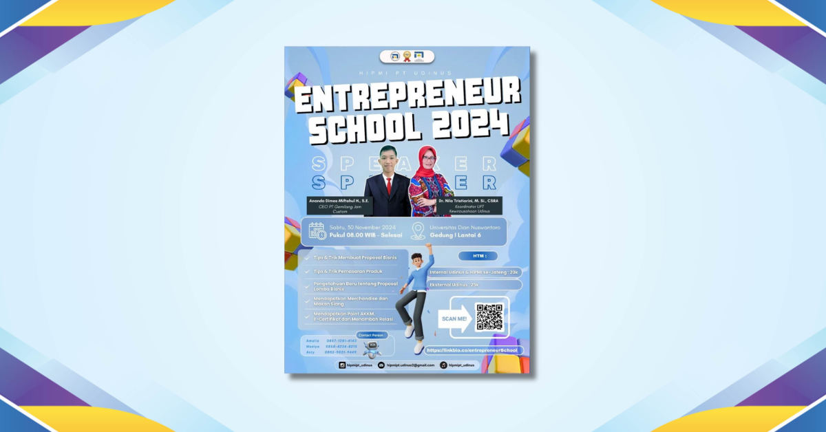 Cover Kegiatan HIPMI PT Udinus - Udinus - Universitas Dian Nuswantoro