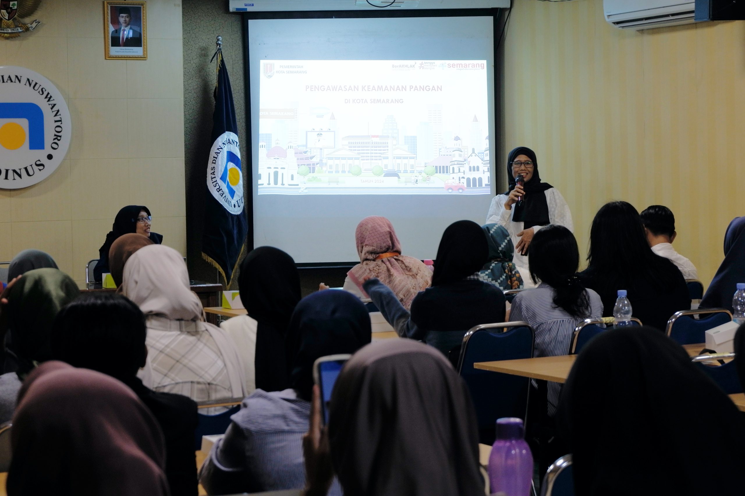 Kuliah Umum Kesling Udinus Hadirkan Dinas Ketahanan Pangan...