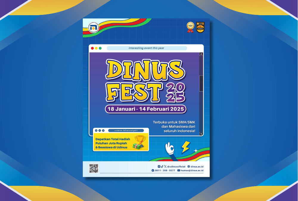 Cover Dinusfest 2025 - Udinus - Universitas Dian Nuswantoro