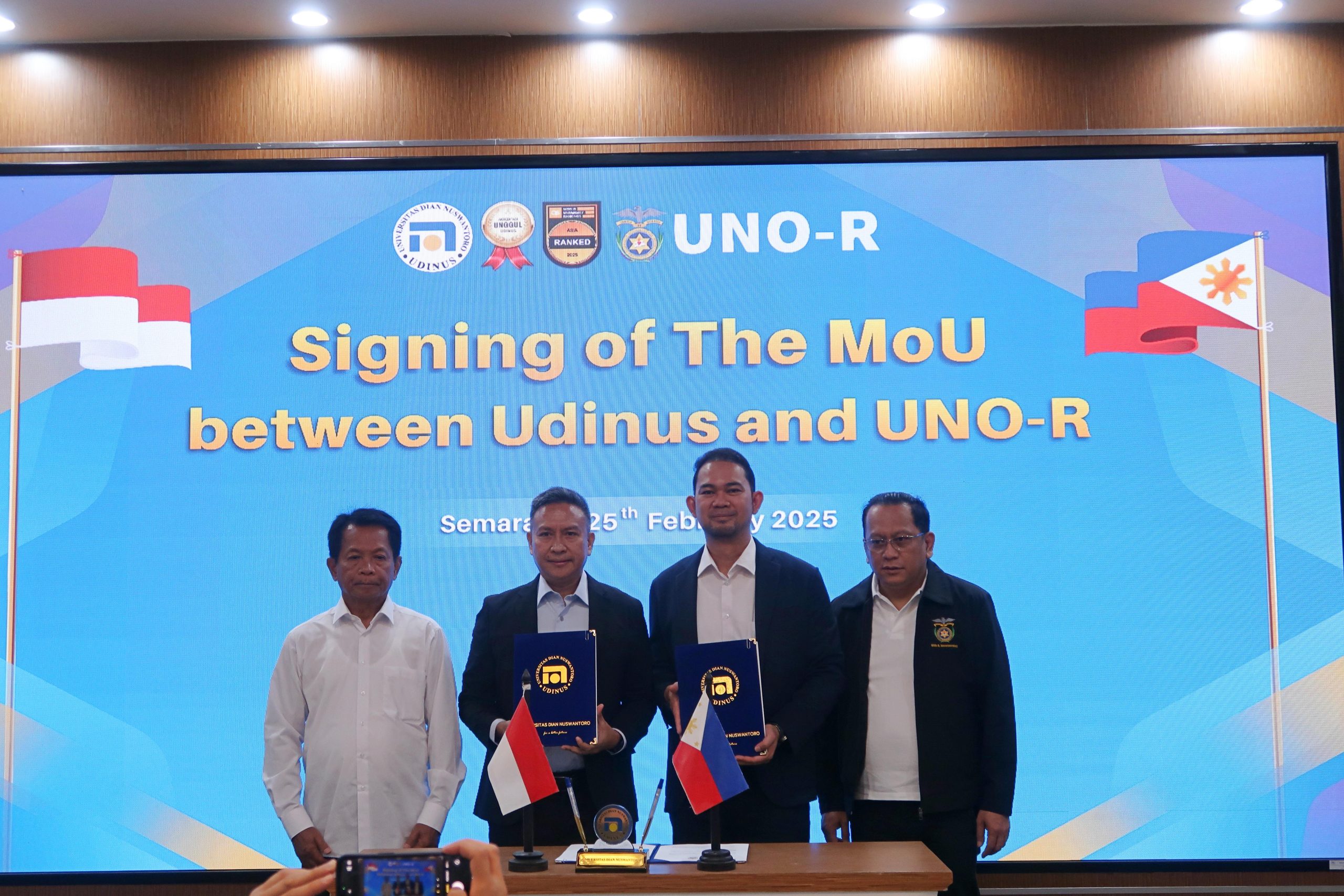 Udinus Resmi Jalin Kerja Sama dengan UNO-R, Tegaskan...