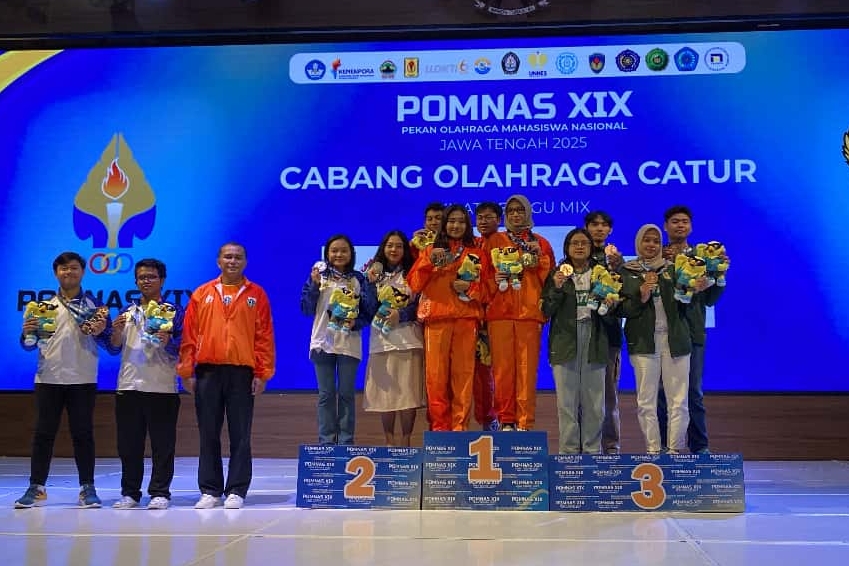 Atlet Catur Mahasiswa Udinus Borong 7 Medali pada Perhelatan Pomnas XIX ...
